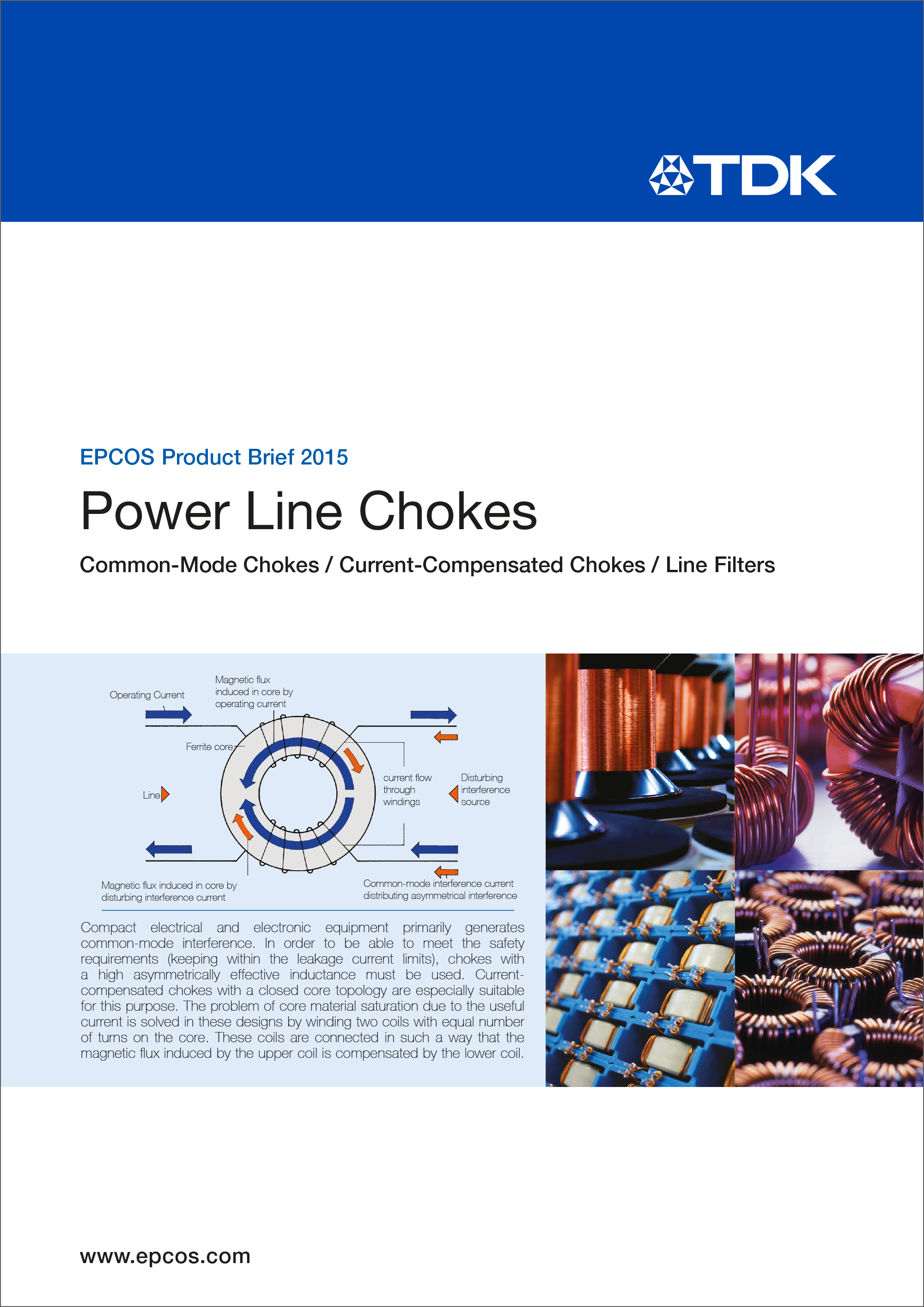 Product brief: Power line chokes | TDK Electronics - TDK Europe