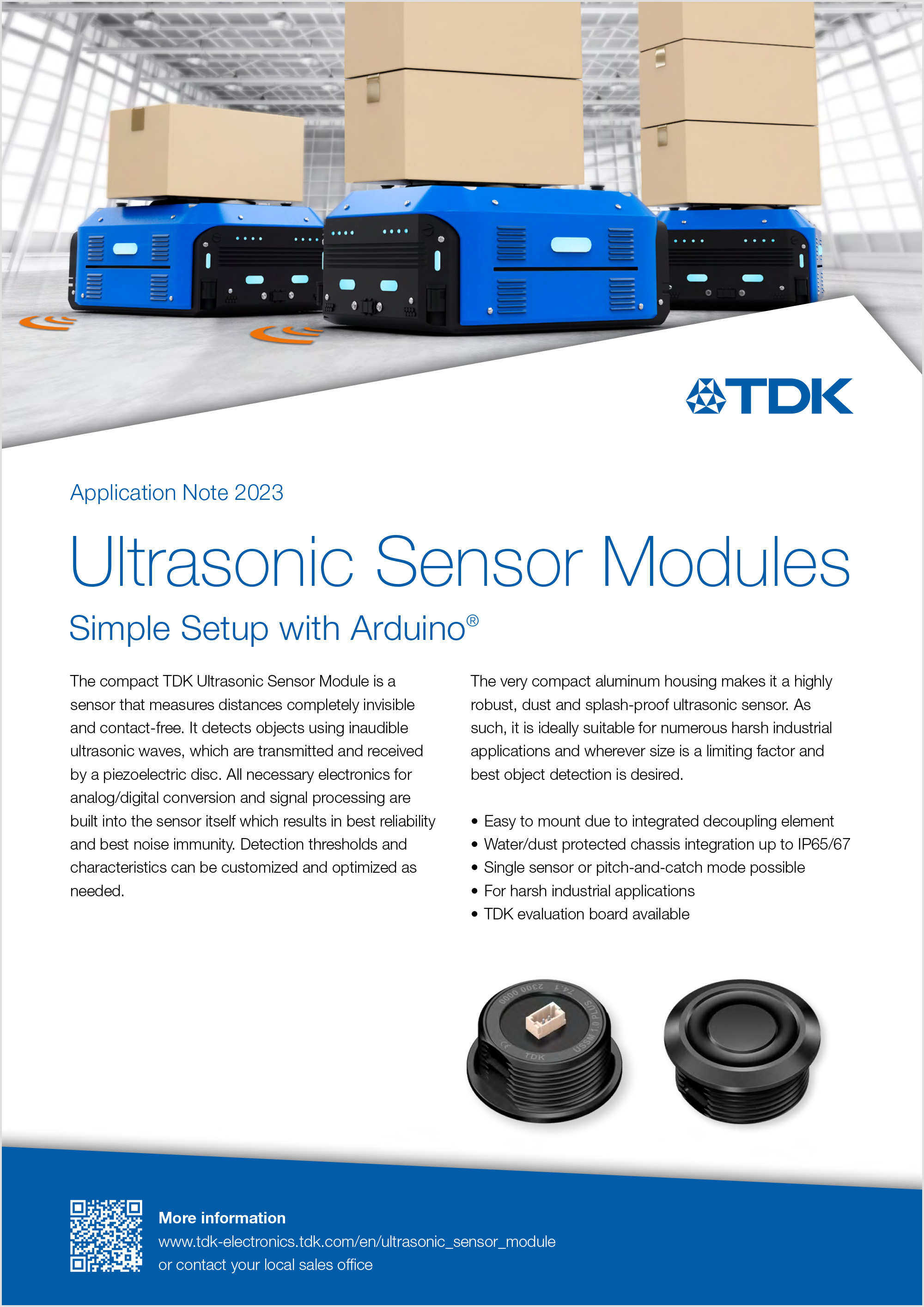 Ultrasonic Sensor Modules | TDK Electronics - TDK Europe