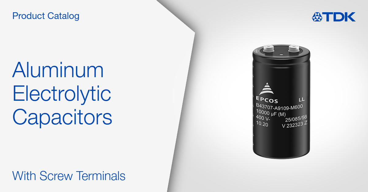 Product catalog: Screw terminals capacitors | TDK Electronics - TDK Europe