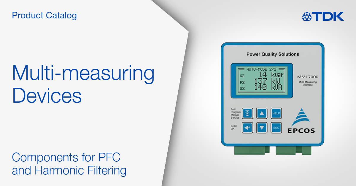 Product catalog: PFC measuring instruments | TDK Electronics - TDK Europe