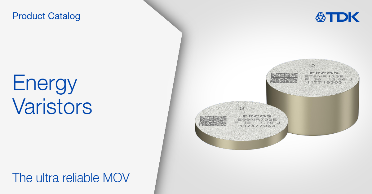 Energy Varistors | TDK Electronics - TDK Europe
