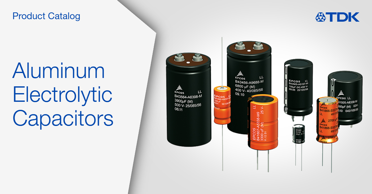 Product catalog: Aluminum Electrolytic Capacitors | TDK Electronics ...