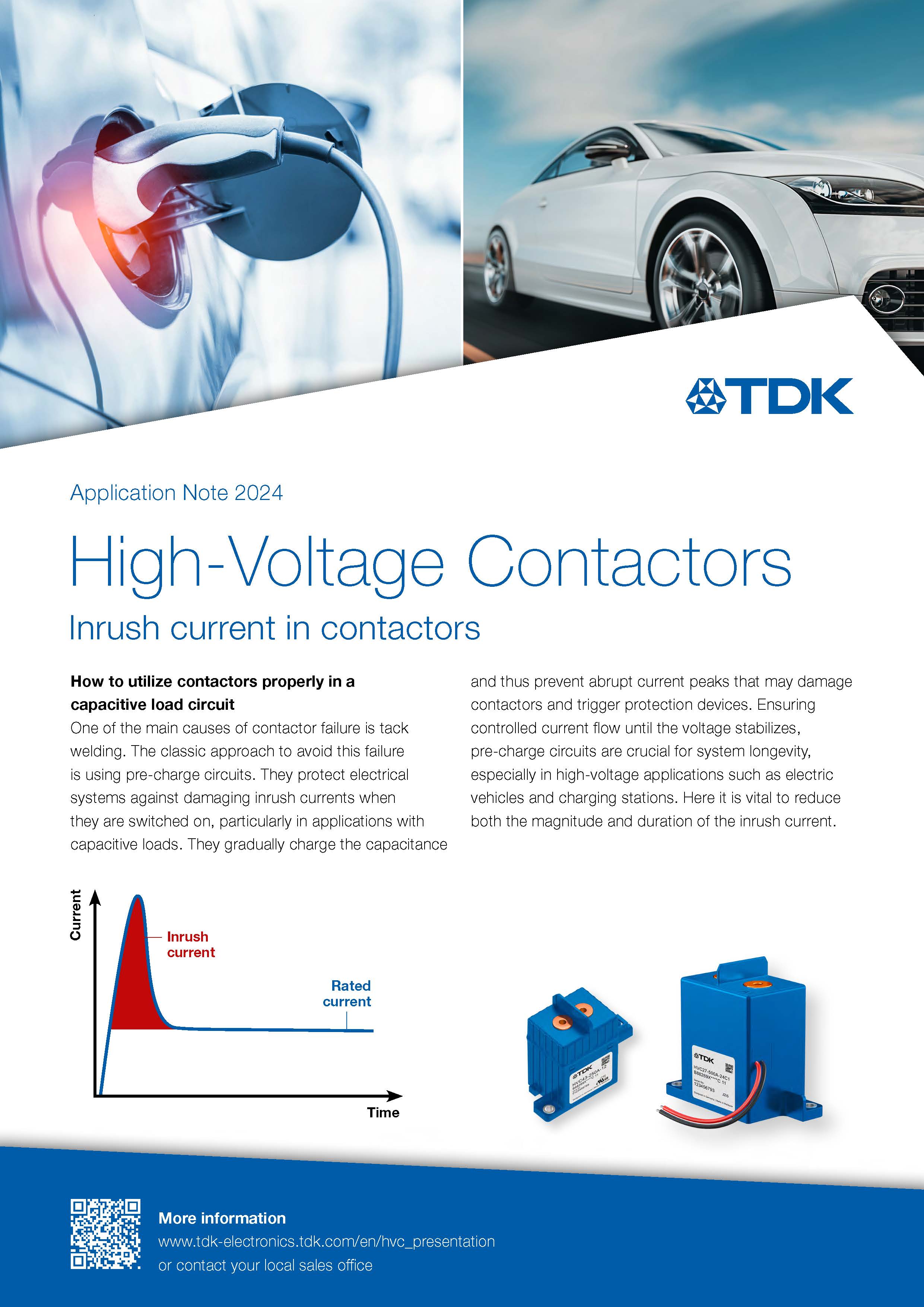 Product brief: High voltage contactors | TDK Electronics - TDK Europe