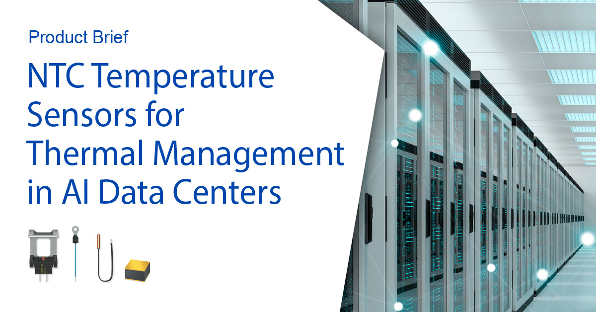 NTC Temperature Sensors for Thermal Management in AI Data Centers | TDK ...