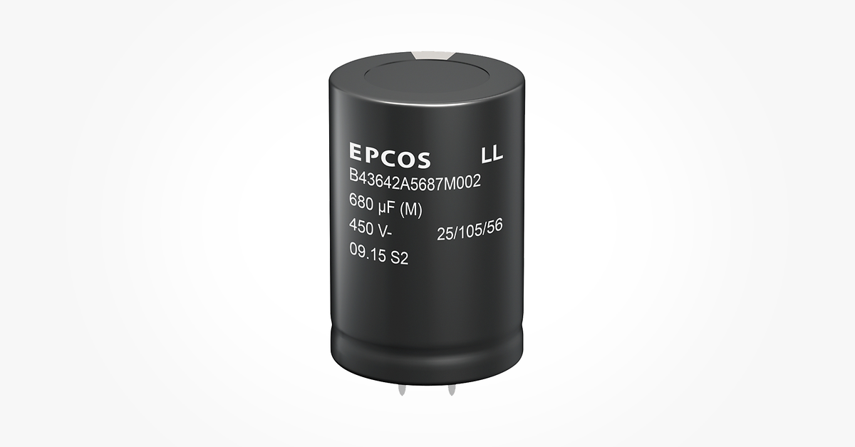 Aluminum electrolytic capacitors: Compact snap-in series with ...