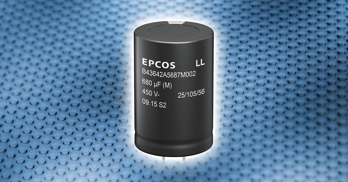 Compact snap-in series with significantly increased ripple current ...