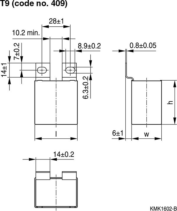 Design tools: Terminal drawings | TDK Electronics - TDK Europe