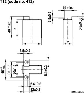 Design tools: Terminal drawings | TDK Electronics - TDK Europe