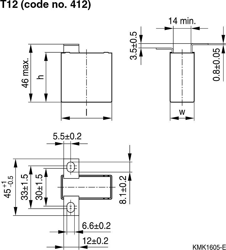 Design tools: Terminal drawings | TDK Electronics - TDK Europe