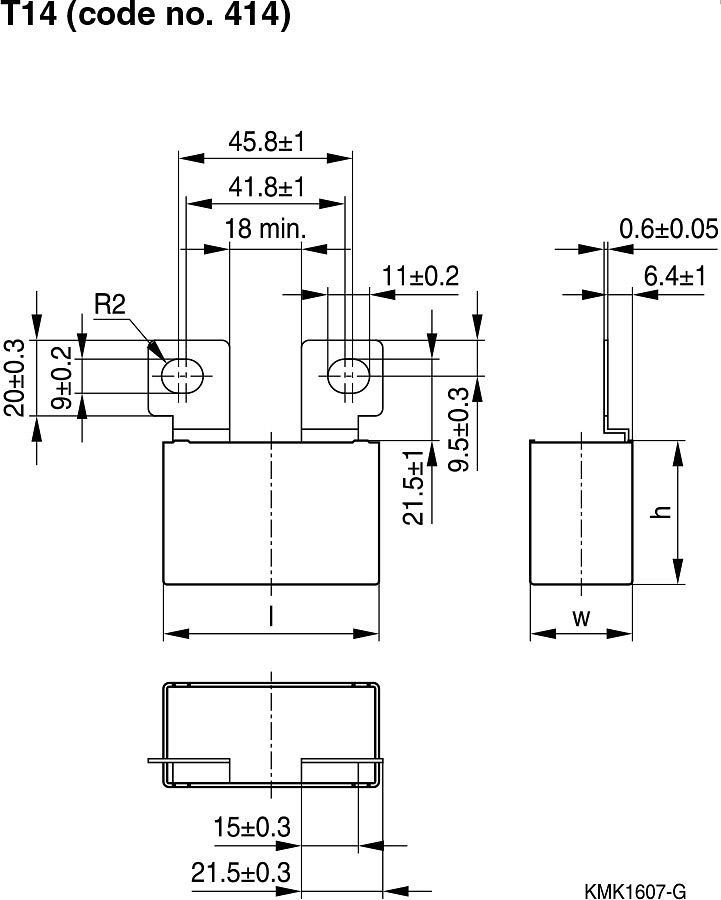 Design tools: Terminal drawings | TDK Electronics - TDK Europe