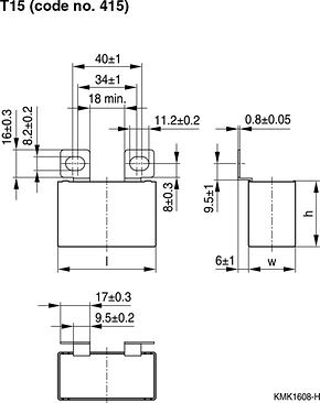 Design tools: Terminal drawings | TDK Electronics - TDK Europe