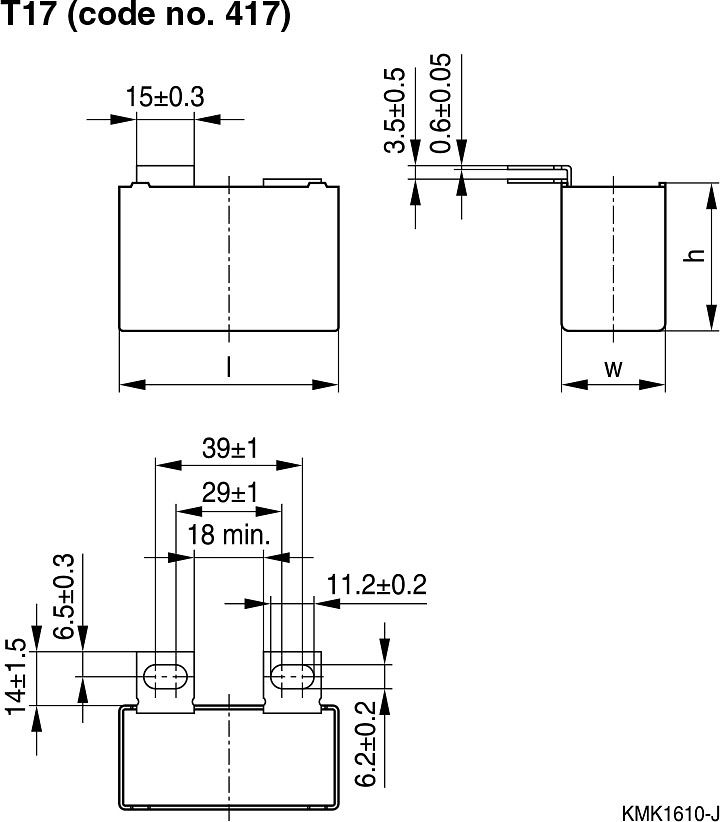 Design tools: Terminal drawings | TDK Electronics - TDK Europe