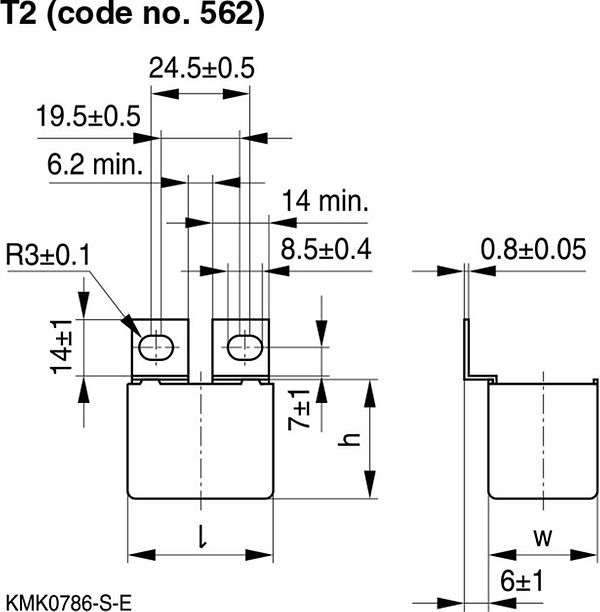 Design tools: Terminal drawings | TDK Electronics - TDK Europe