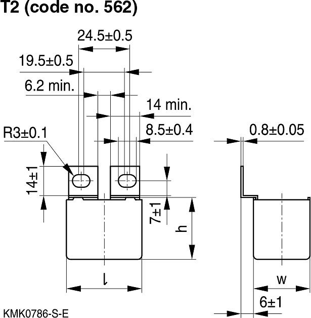 Design tools: Terminal drawings | TDK Electronics - TDK Europe