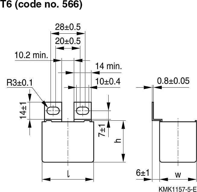Design tools: Terminal drawings | TDK Electronics - TDK Europe