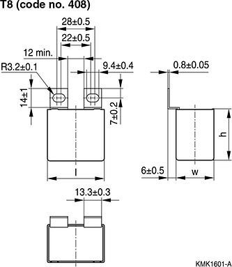 Design tools: Terminal drawings | TDK Electronics - TDK Europe