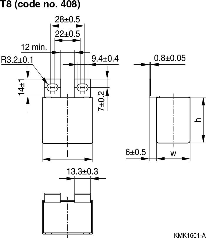 Design tools: Terminal drawings | TDK Electronics - TDK Europe