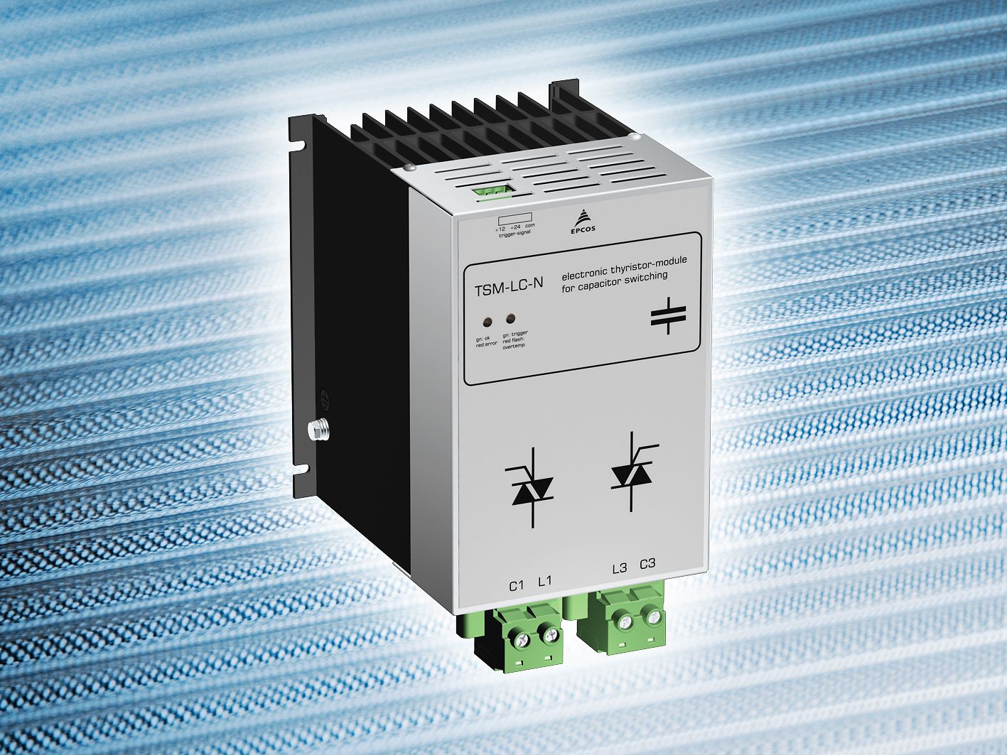 Power factor correction: Thyristor module with expanded operating ...