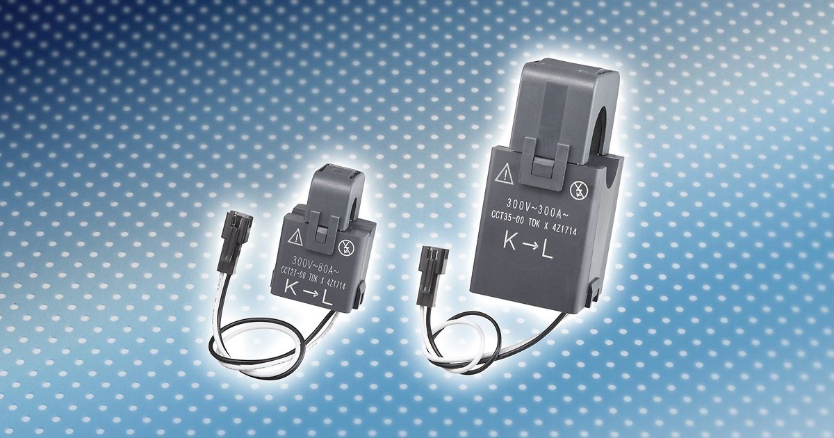 Lineup of clamp AC current sensors expanded | TDK Electronics - TDK Europe