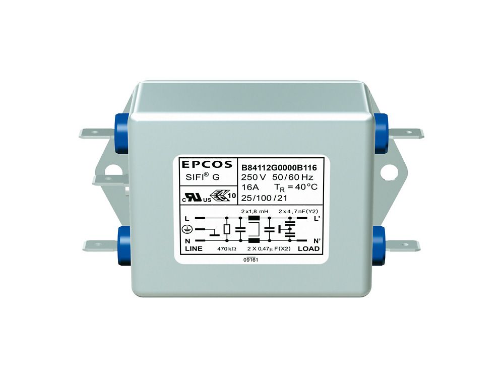 Product search: EMC line filters (EPCOS) | TDK Electronics - TDK Europe