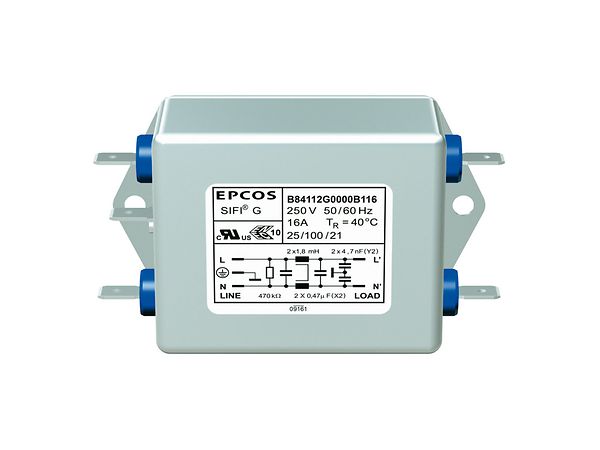 Product search: EMC line filters (EPCOS) | TDK Electronics - TDK Europe