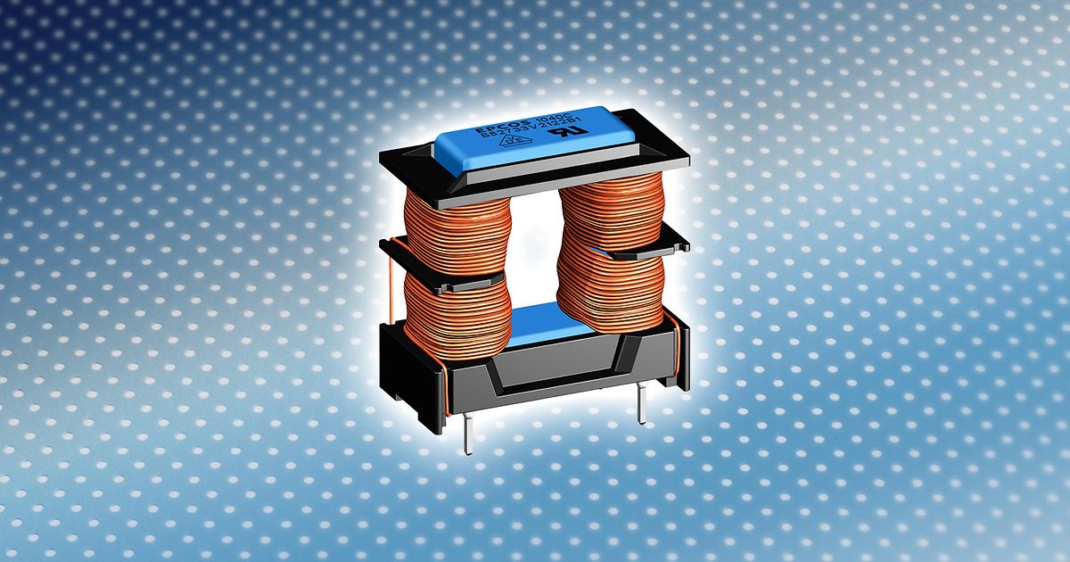 Frame core power line chokes with vertical design | TDK Electronics ...