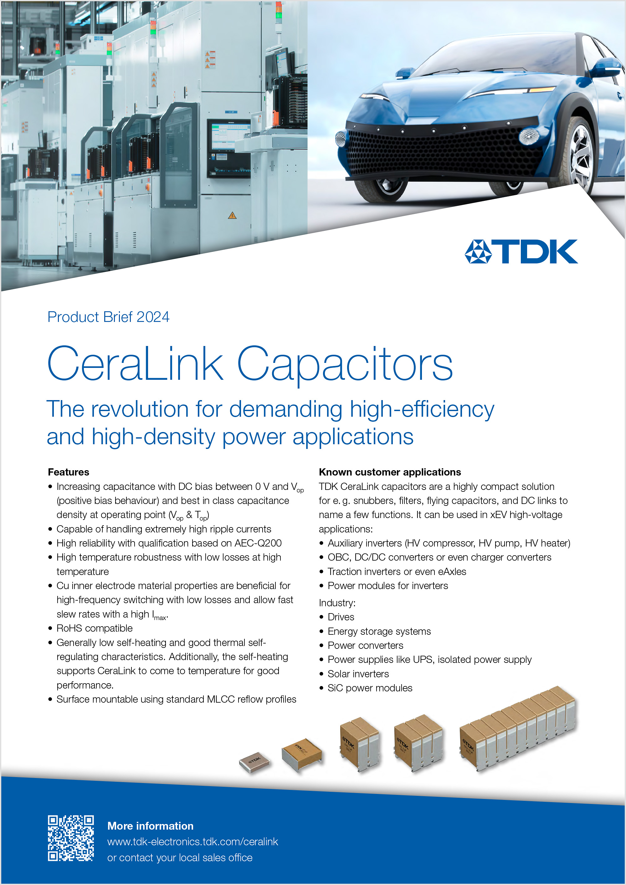 Produktkatalog: CeraLink Kondensatoren | TDK Electronics - TDK Europe