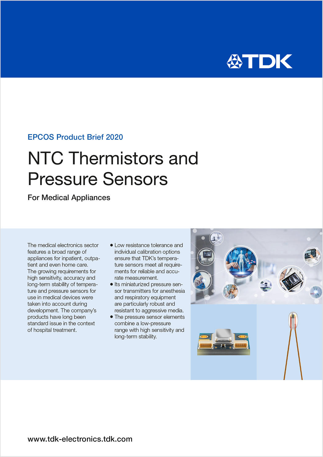 Product catalog: NTC elements | TDK Electronics - TDK Europe