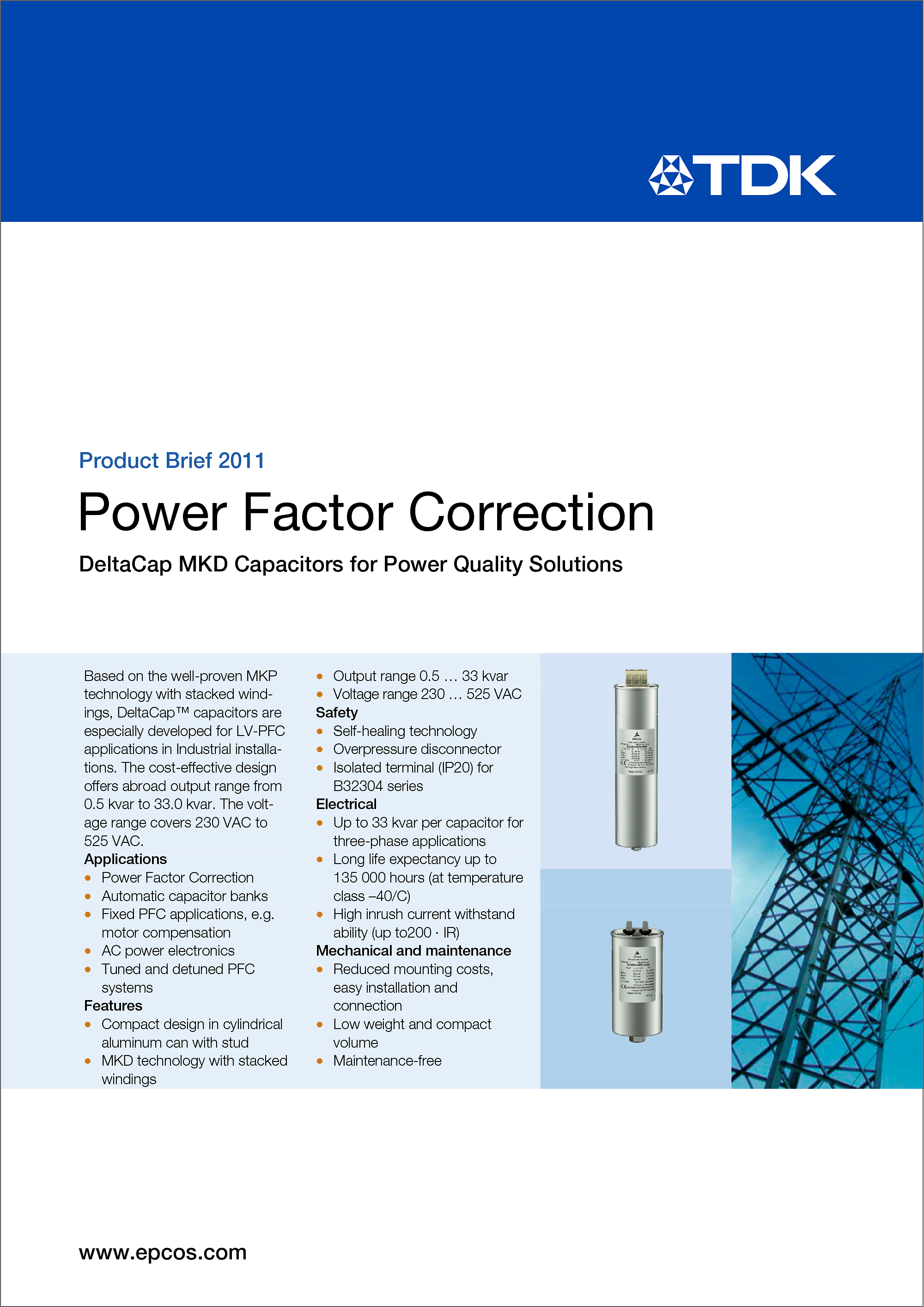 Power factor correction components | TDK Electronics - TDK Europe