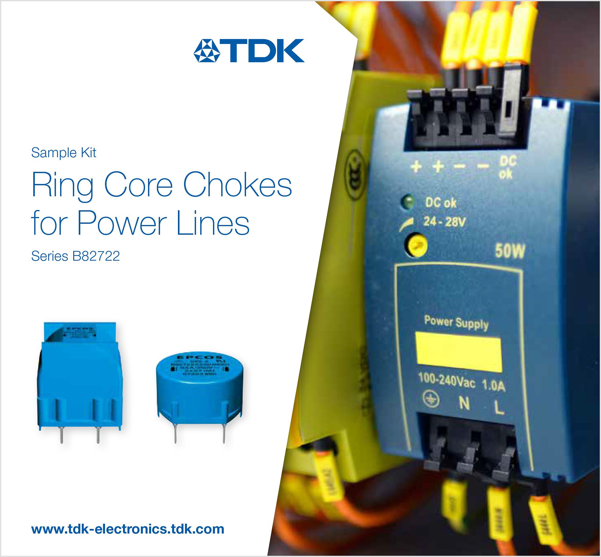Power Line Chokes | TDK Electronics - TDK Europe