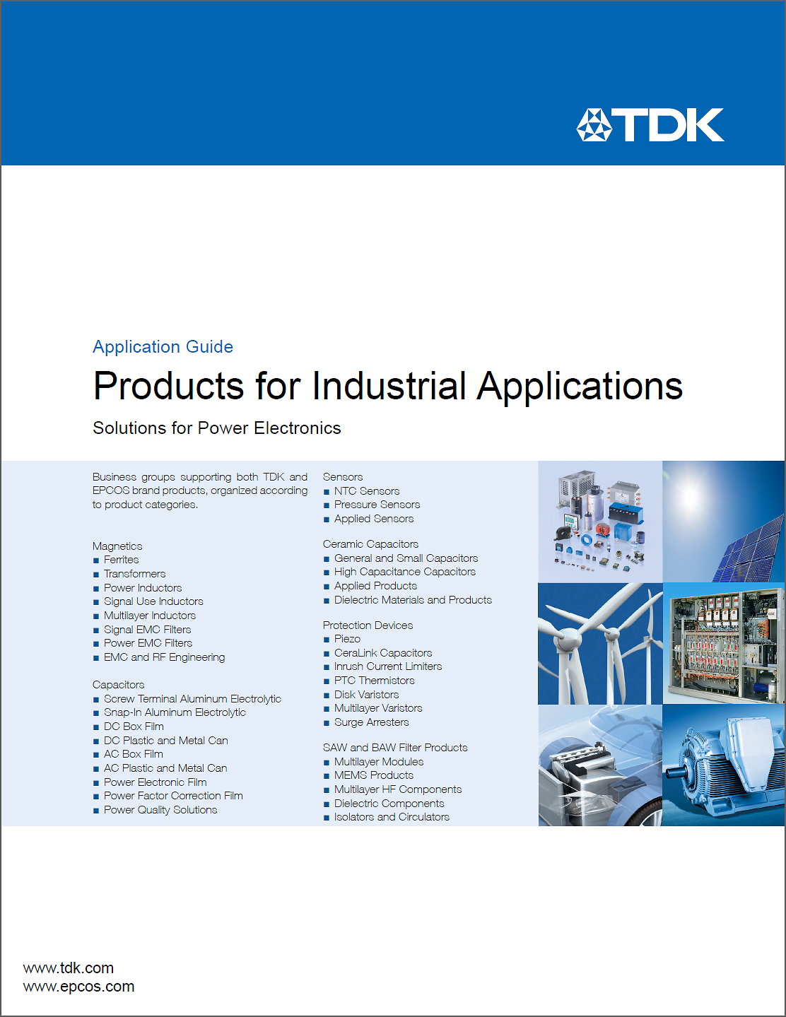 Electronic components for powertrains | TDK Electronics - TDK Europe