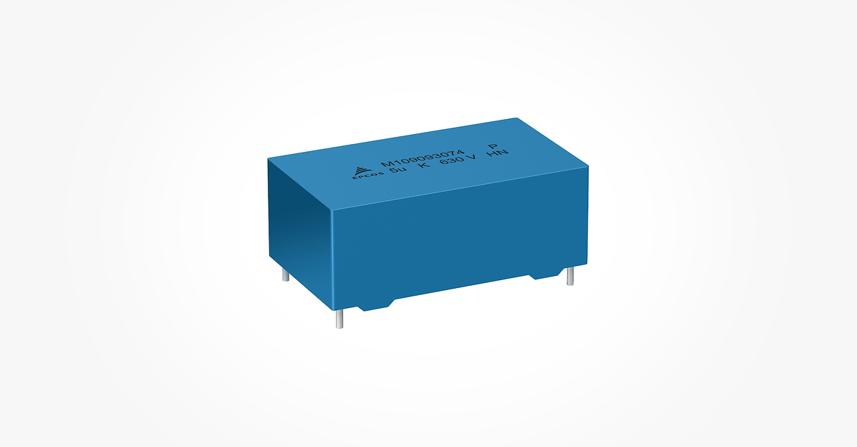 Film capacitors: MKP types for up to 125 °C | TDK Electronics - TDK Europe