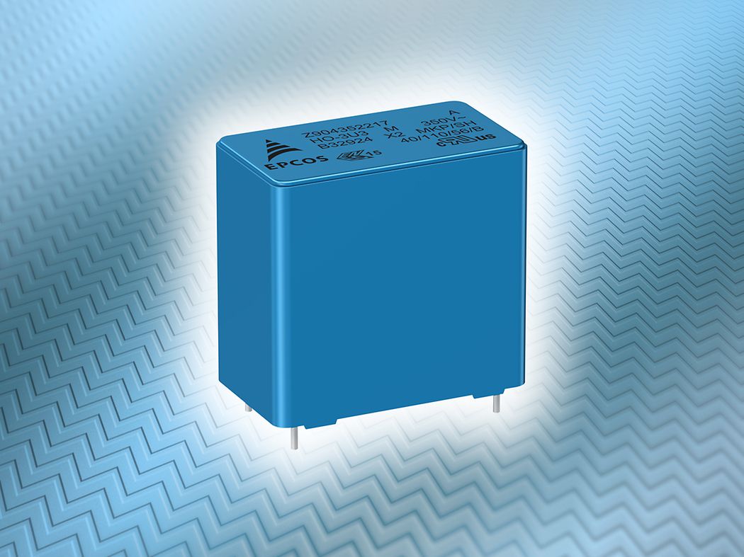 Film capacitors: Robust industrial grade X2 capacitors with a rated voltage of 350 V AC | TDK ...