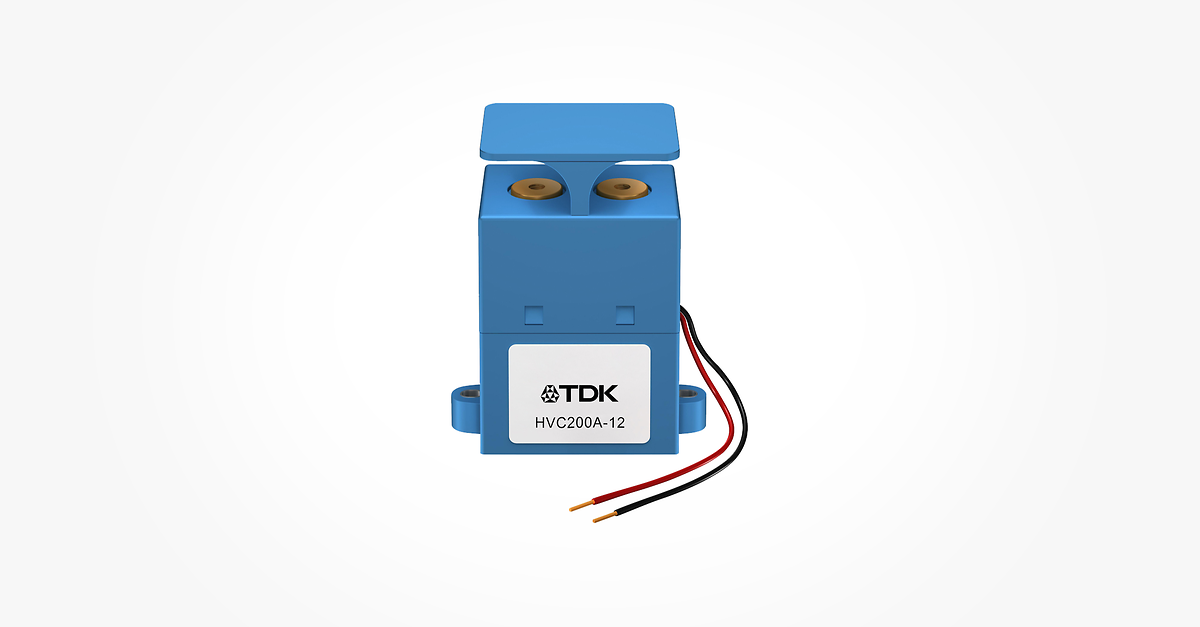 High-voltage contactors: High continuous current capability of 200 A ...