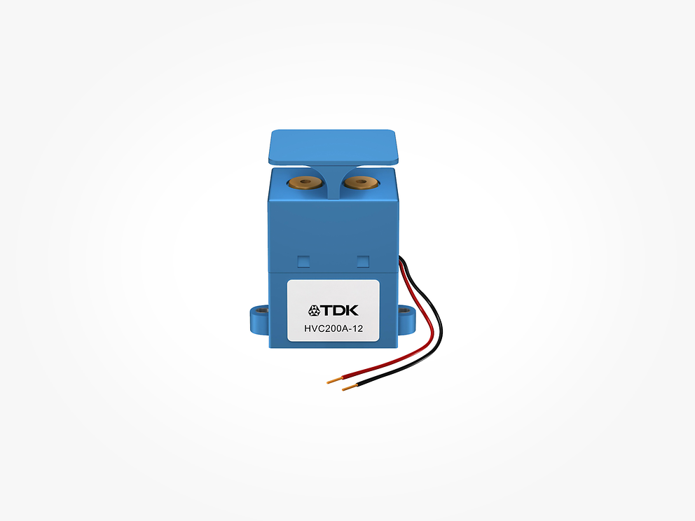 High-voltage contactors: High continuous current capability of 200 A ...