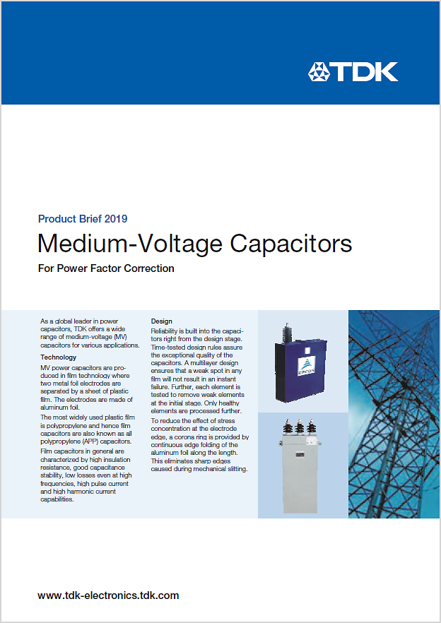 Product catalog: Medium-voltage surge capacitors | TDK Electronics ...