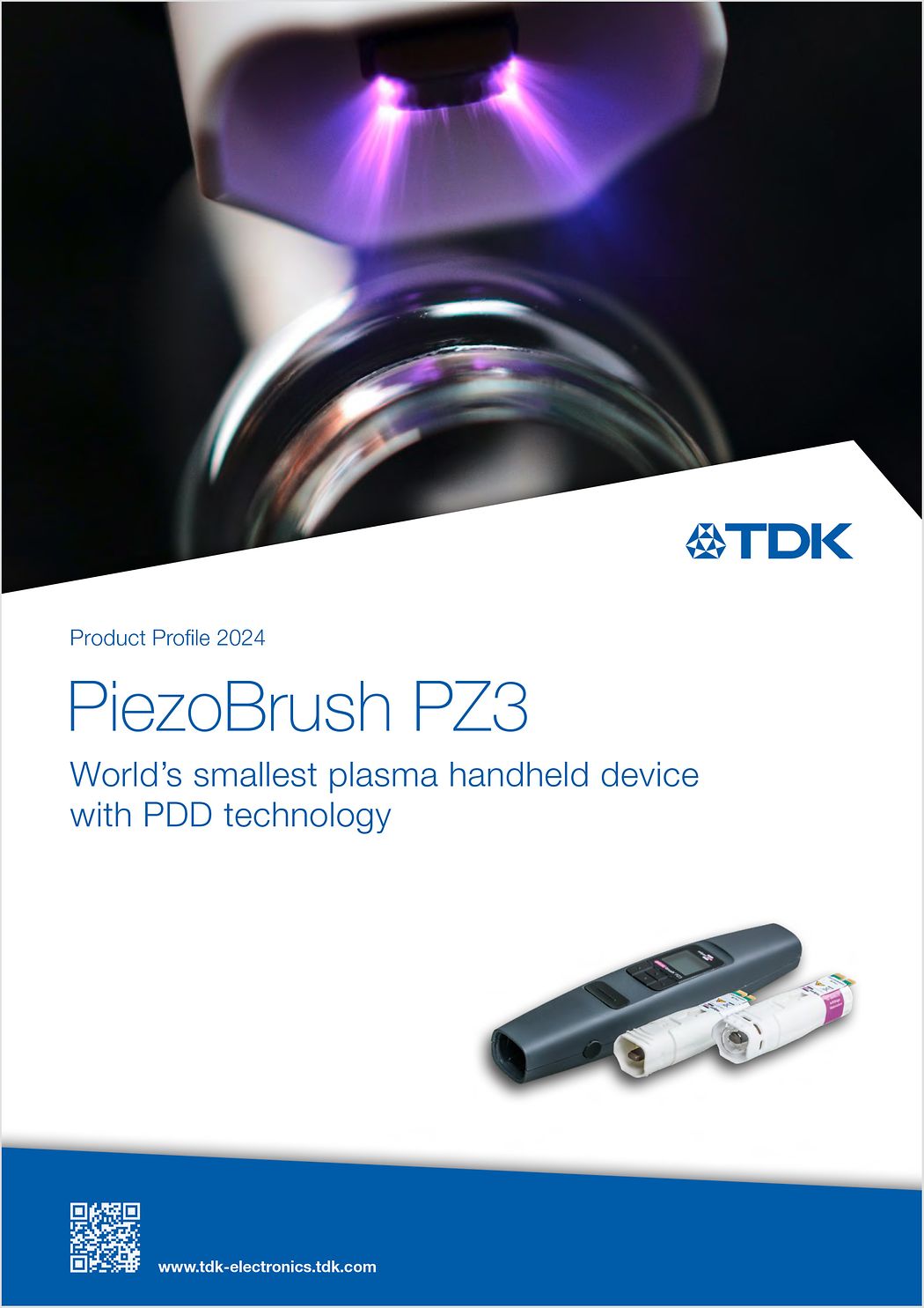 Product Profile: PiezoBrush PZ3 | TDK Electronics - TDK Europe