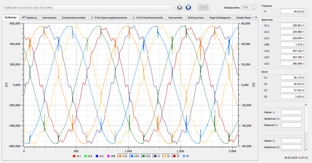 EMC measurement: Alpine harmonic measurement | TDK Electronics - TDK Europe