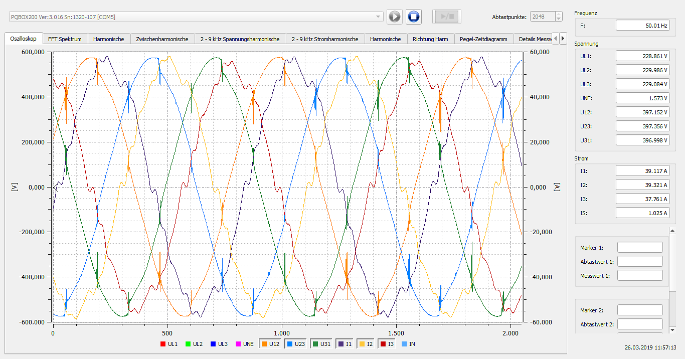 EMC measurement: Alpine harmonic measurement | TDK Electronics - TDK Europe