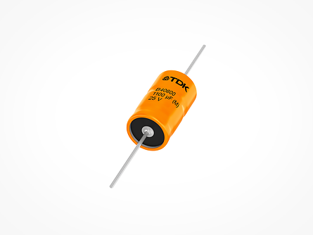 Extended range of axial hybrid-polymer aluminum electrolytic capacitors ...