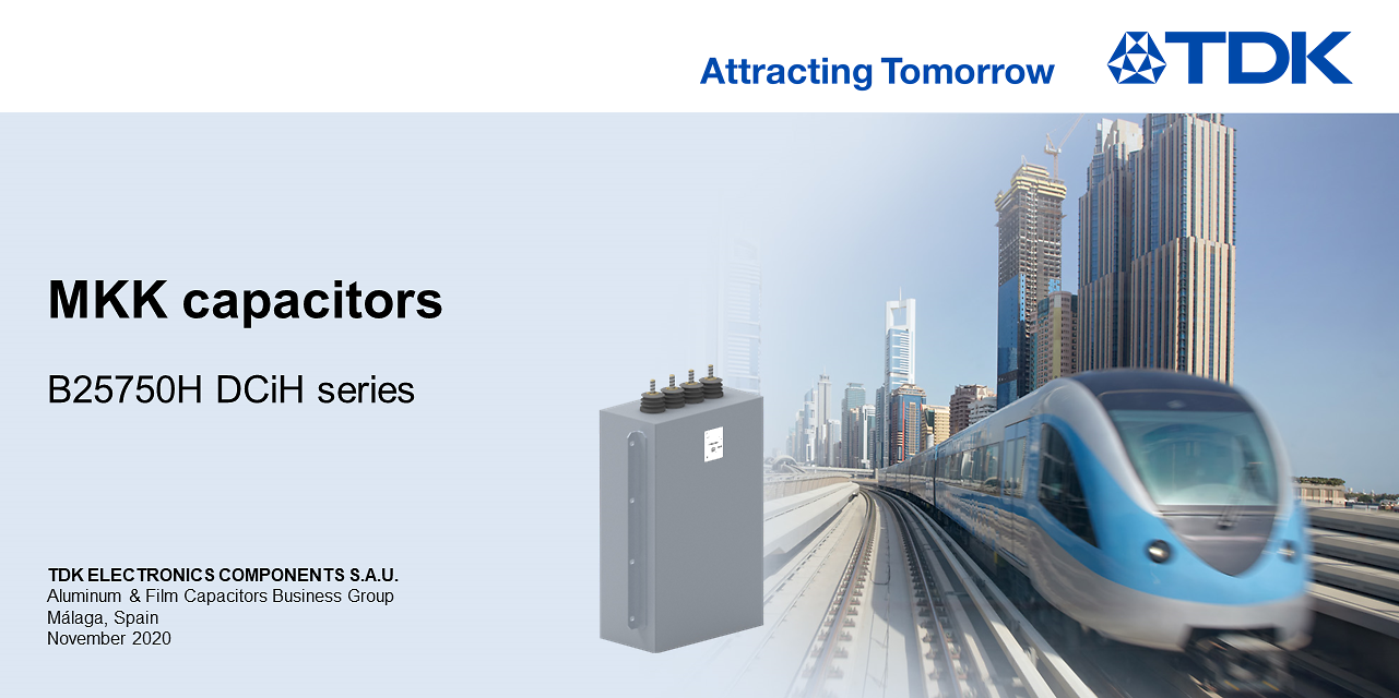 Product catalog: Power Capacitors for DC applications | TDK Electronics ...