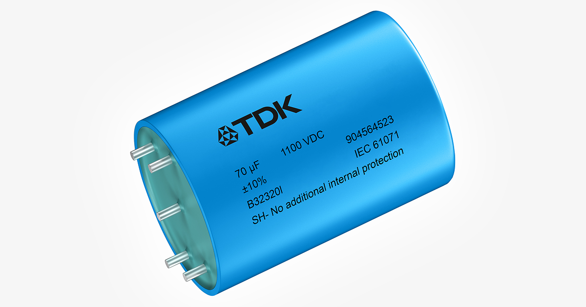 New DC link capacitors with exceptionally low ESL | TDK Electronics ...