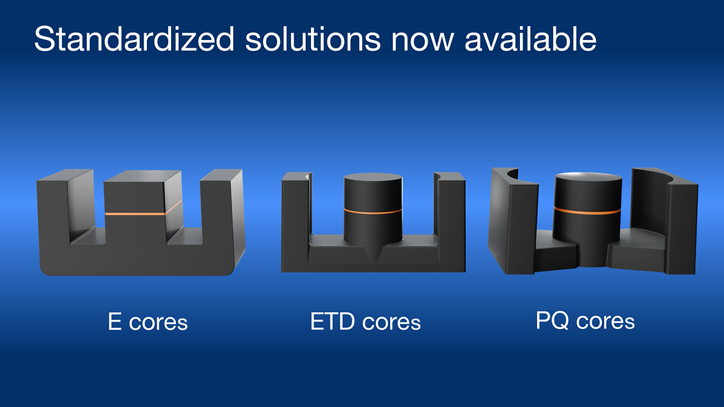 Cores with distributed Air Gaps | TDK Electronics - TDK Europe