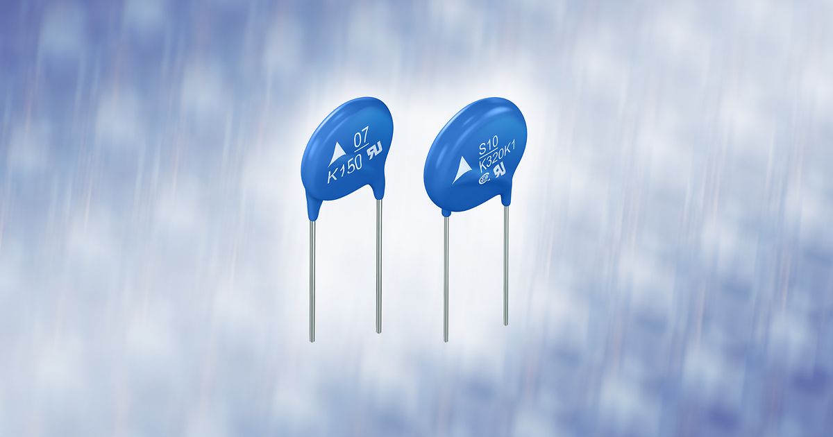 Compact StandarD series disk varistors | TDK Electronics - TDK Europe