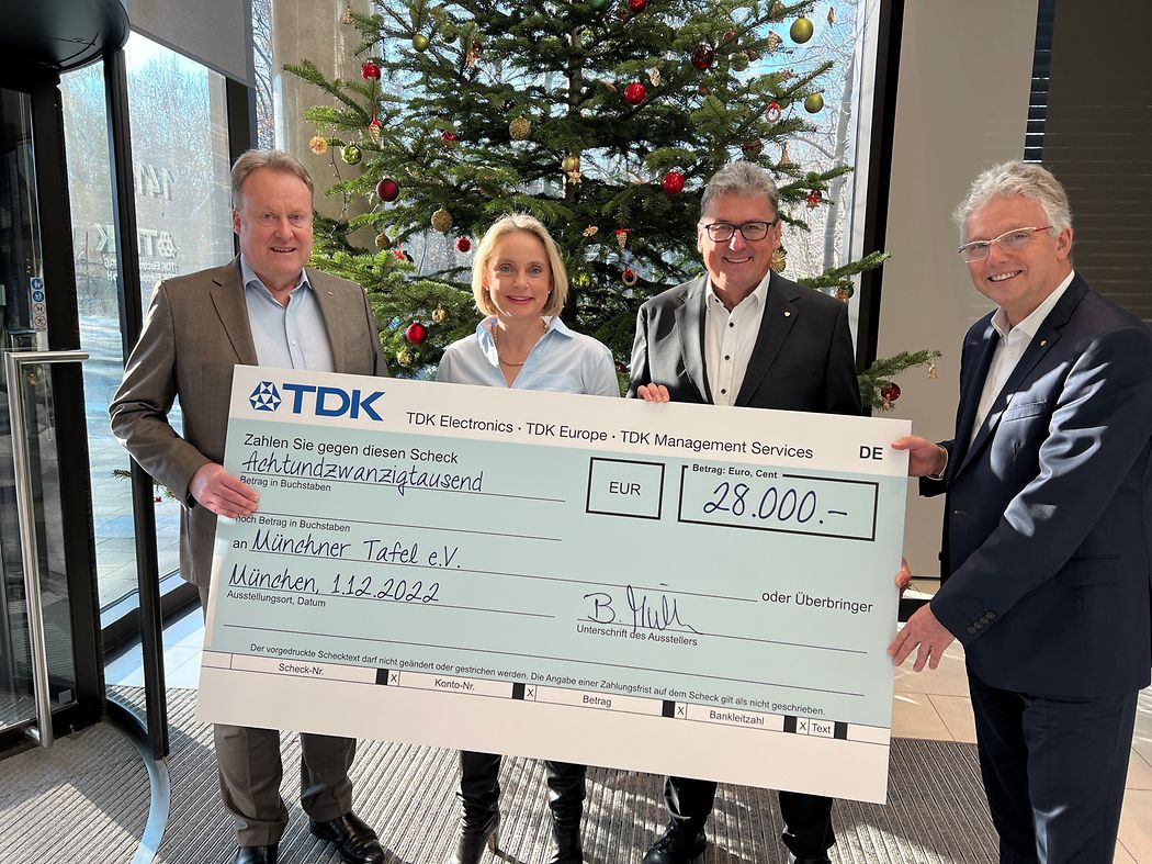 Wohltätigkeitsprojekt 2022: Münchner Tafel | TDK Electronics - TDK Europe