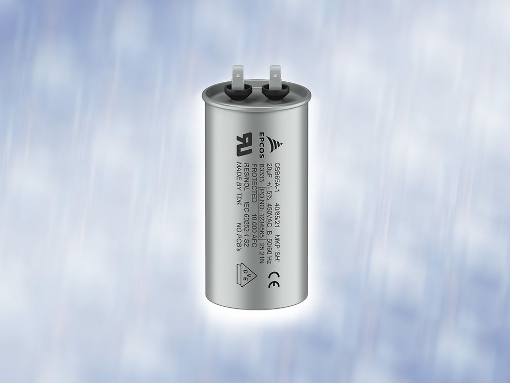 Most compact safety class S2 motor-run capacitors | TDK Electronics ...