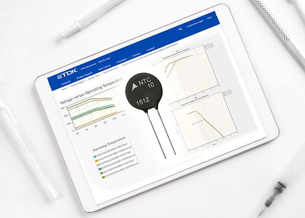 NTC ICL Selection Tool | TDK Electronics - TDK Europe