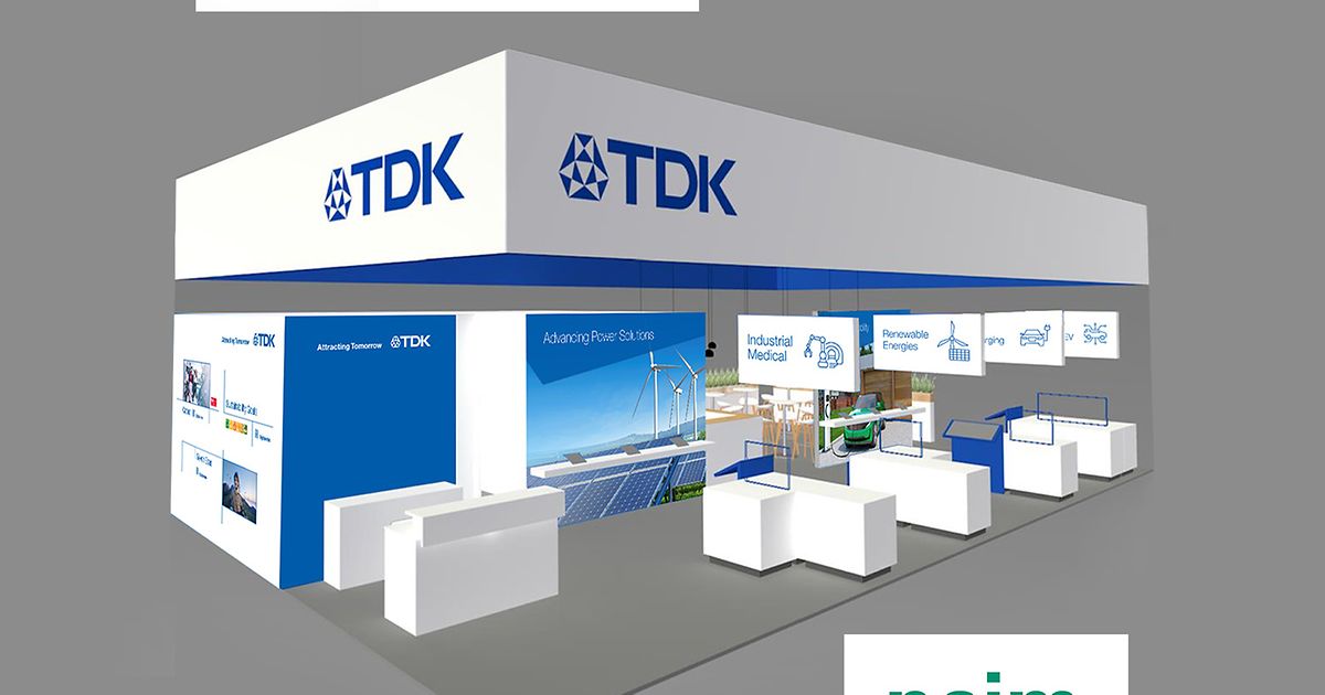 Sensor+Test and PCIM | TDK Electronics - TDK Europe