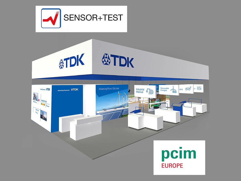 Sensor+Test and PCIM | TDK Electronics - TDK Europe