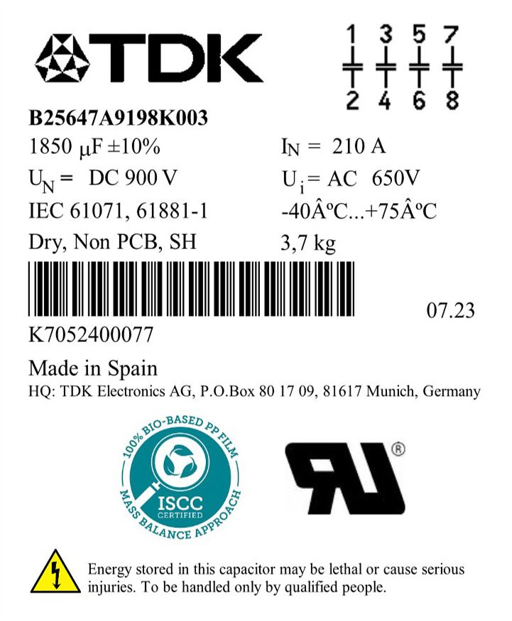Sustainable Film Capacitors | TDK Electronics - TDK Europe